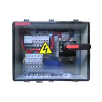 China 6 String PV Combiner Box 1000V UL listed DC Switch Lock Door Clutch for sale