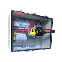 China 6 String PV Combiner Box 1000V UL listed DC Switch Lock Door Clutch for sale