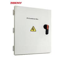 China Solar Panel Combiner Box 4 input 1 Output IEC Standard TRUE DC components Protection for sale