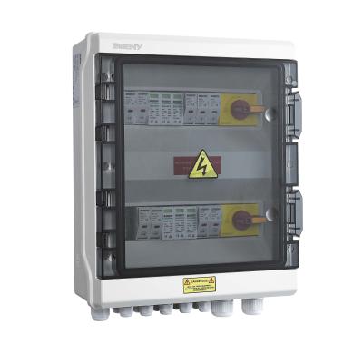 China 5 strings in 2 strings out Solar Combiner Box for DC strings Protection for sale