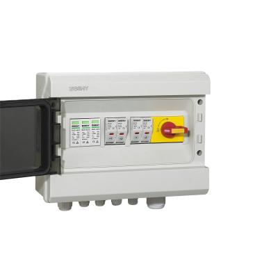 China Solar DC PV Combiner Box For 2 Strings Solar Panels Customized Up To 24 Strings for sale