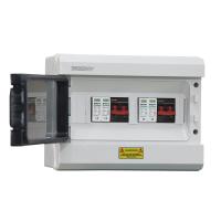 China pv array string dc combiner box  2 input 2 output 600VDC / 1000VDC solar  string box for sale