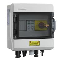 China 600V PV Protection Box Flame Retardant Solar Combiner Box 2 Input 1 Output for sale