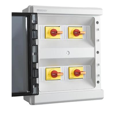 China Solar PV Combiner Box DC Direct Isolator Switch Box For Max 40A 1000V 2 Strings for sale