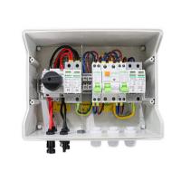 China DC+AC COMBINER BOX  with pv combiner box  protection for solar PV system for sale