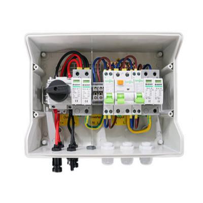 China DC+AC COMBINER BOX  with pv combiner box  protection for solar PV system for sale