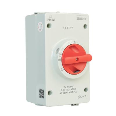 China SOLAR DC ISOLATOR DISCONNECT SWITCH  1200V 32A DIN RAIL MOUNTING for sale