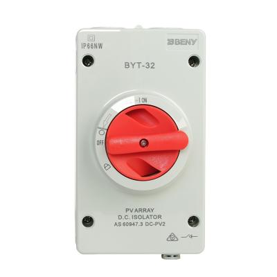 China True DC Disconnect Switch in IP66 Enclosure for Solar PV for sale