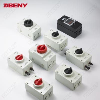 China 1000V Solar Panel Isolator Switch 32A IP66 UV Resistant Enclosure for sale
