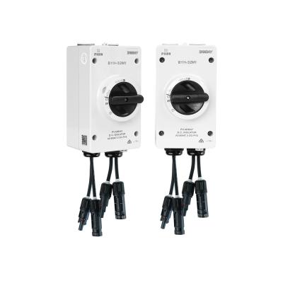China PV DC Isolator Switch Outdoor Weatherproof 1000V 32A With MC4 IP66 for sale