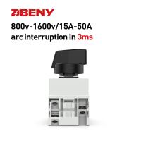 China UV Resistant PV DC Isolator Switch System 1200V 2 Pole 4P 18A 25A 32A for sale