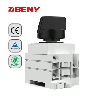 China BENY Din rail High voltage DC Disconnect Electric Isolator Change Over Switch for sale