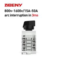 China BENY PV System 800v 1000v 1200v  18a 32a 50a  PV DC Isolator Switch Rotary Isolator 4pole 32a for sale