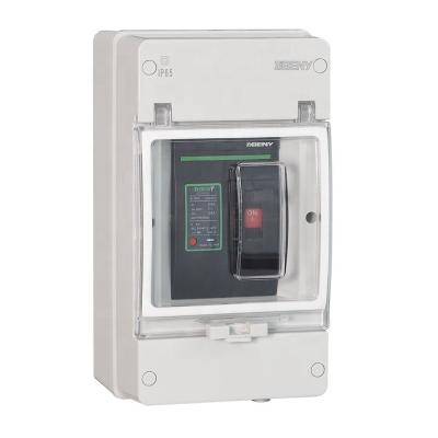 China PV DC mould case circuit breaker  BDM-250  with IP65 Enclosure 2 poles  250A  500V solar for sale