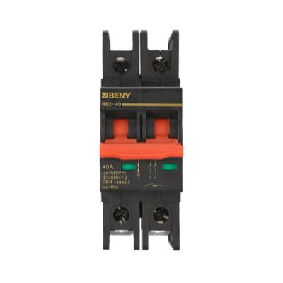 China DC  Miniature circuit breaker 2P 1000V 40A   IEC for sale