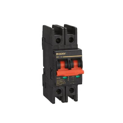 China DC mini Circuit Breaker  BB1-63 UL489B 2P up to 50A 600V for Solar and BESS for sale