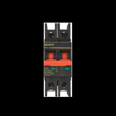 China 1200V DC Mini Circuit Breaker 1P 2P 3P 4P Short Circuit Protection for sale