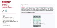 China 3P 1000vdc Type 2 Surge Protect Device (SPD) Zxa10 C320 T2 Surge Protection Device Ac Type 3 Roland Spd 30 4~25 Square Mm 1000V for sale