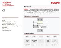 China device surge protection  SPD Type 2 DC surge protection electronic device up to 1000V for sale