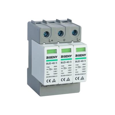 China DC SPD surge arretstor protection device  surge protection deviceSPD 1000V  for solar PV for sale