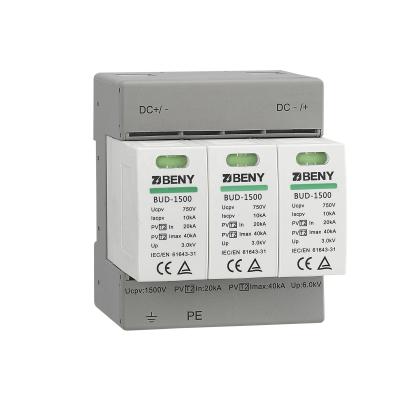 China 1500V DC PV Surge Protector Device Miniature For Solar PV With TUV for sale