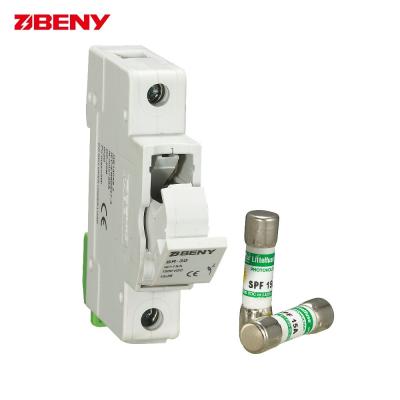 China Automotive DC Fuse Holder For PV Photovoltaic System Fuse Finger Safe Touch for sale