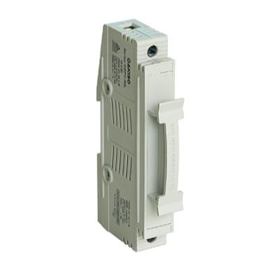 China DC Solar PV Fuse Holder Safety Thermal 1500V 30A No Polarity 2P Poles for sale