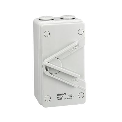 China 20A 63A AC Isolator Switch 440V IP66 Disconnector With Enclosure for sale