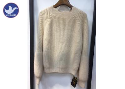 China Half Cardigan Knitting Womens Jumper Sweater Pullover Acrylic Wool Composition for sale