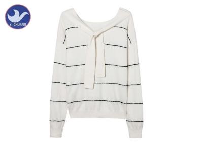 China Pros And Cons Wear Womens Knit Pullover Sweater Bandage Autumn Winter Jumper for sale