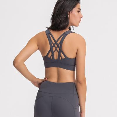 China High Quality Beauty Back Push Up Women Sports Bra Top Yoga Sexy Fitness Bra for sale