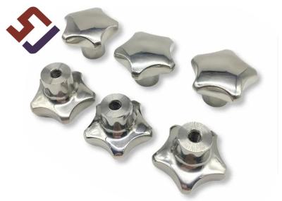China Mirror Polishing Investment Casting Parts For Star Pump Hand Knob for sale