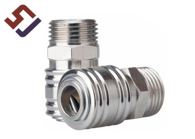 China Pneumatic Industrial Coupler NPT Air Compressor Steel Tube Connector Push for sale