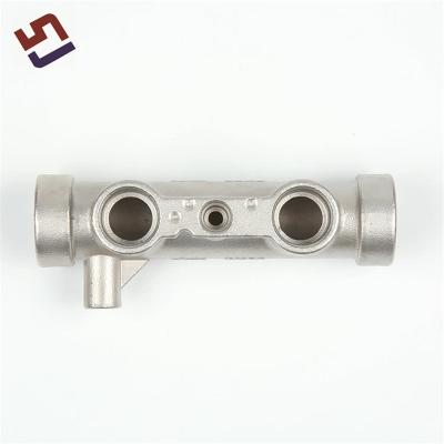China 304 Stainless Steel Pipe Fitting Investment Casting Thread Nipple Pipe Fitting for sale