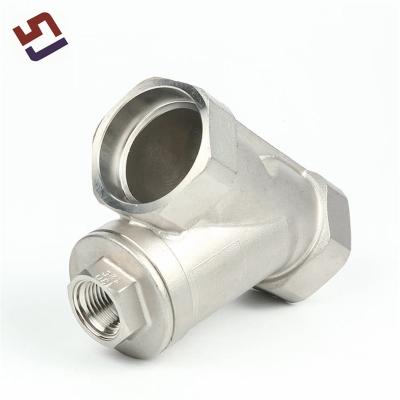 China Custom High Precision 304 316 Valve Mesh Filter Stainless Steel Y Type Strainer for sale
