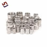 China Customized Precision Casting Part Threaded Screwed 45 90 Degree 304 316 Stainless Steel Elbows Pipe Fittings for sale