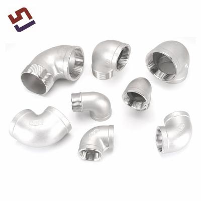 China Customized Stainless Steel Thread Casting Pipe Fitting Connector for sale