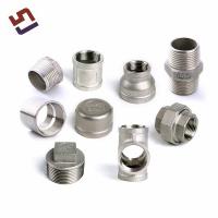 China Custom Stainless Steel Thread Casting Pipe Fitting Connector 90 Degree Street Exhaust Elbow for sale