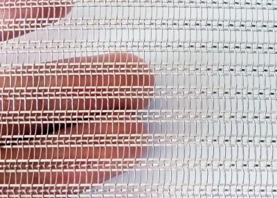 China 0.5mm Glass Laminated Wire Mesh Anti Alkali Woven Metal Fabric Odm for sale