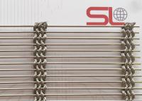 China 56.9% Opening Area Architectural Woven Mesh Wire Sunshade Metal Screen for sale