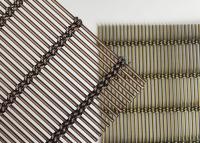 China Antique Copper Stainless Steel Architectural Mesh Decorative Metal Partition Screen for sale