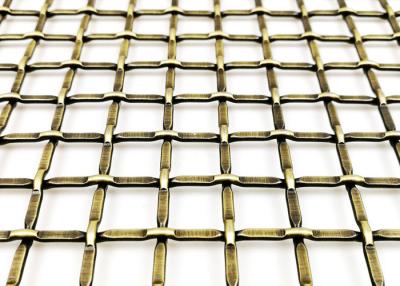 China Customized Thickness Architectural Metal Mesh Copper Customized Size for sale