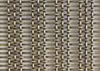China 3.6mm Crimp Screen Wire Architectural Metal Mesh 1.5m Width for sale