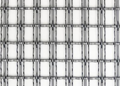 China 4.4mm Black Color Architectural Woven Wire Mesh Partition Panel Decorative Metal for sale