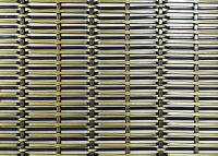 China 3m Length Antique Brass Architectural Stainless Steel Mesh For Wall Cladding for sale