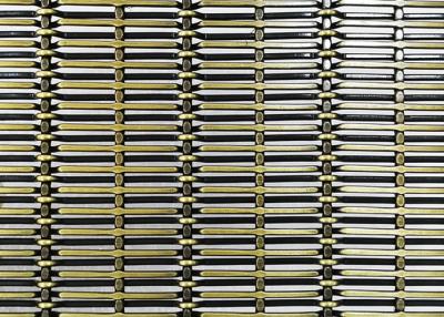 China 3m Length Antique Brass Architectural Stainless Steel Mesh For Wall Cladding for sale