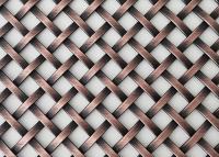China Antique Brass Stainless Steel Lock Crimp Wire Mesh For Room Partitions for sale