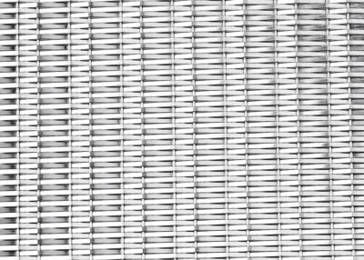 China Stainless Steel Rigid Woven Wire Mesh Panels 4.8mm For Elevator Cladding for sale
