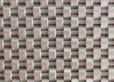 China 316SS Decorative Elevator Woven Steel Mesh Panels 6m Max Length for sale