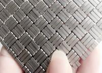 China 304SS 1.8mm Decorative Woven Steel Mesh Panels For Elevator Cab for sale